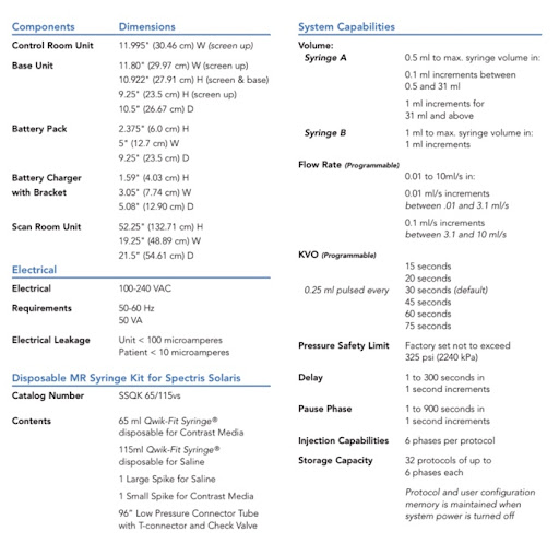 Medrad Spectris Solaris | Medco Blue